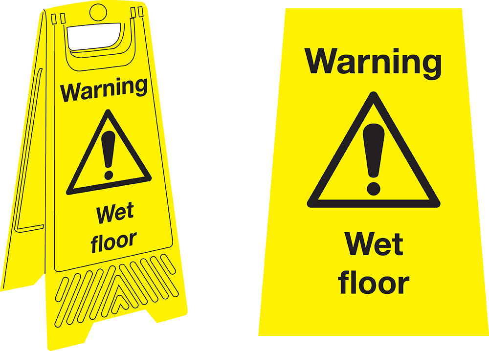 Sign Caution Wet Floor Stand 680mm X 300mm sign-caution-wet-floor-stand-680mm-x-300mm